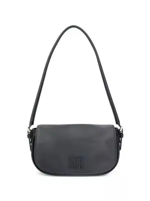 Miu Miu Logo-embossed Leather Shoulder Bag