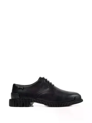 Camper Pix Leather Derby Shoes - Black