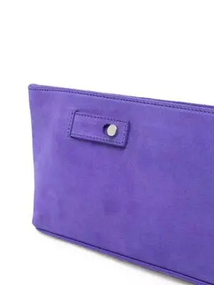 Erika Cavallini Suede Clutch Bag