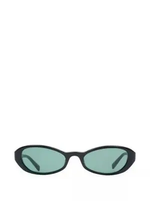 Saint Laurent Oval-frame Sunglasses - Black