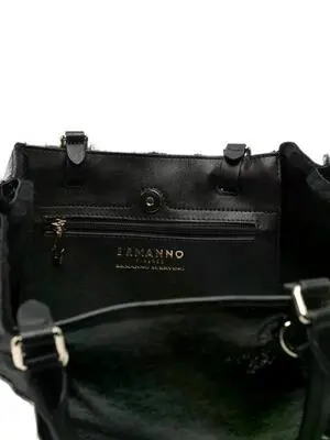 ERMANNO FIRENZE Large Embroidered Tote Bag