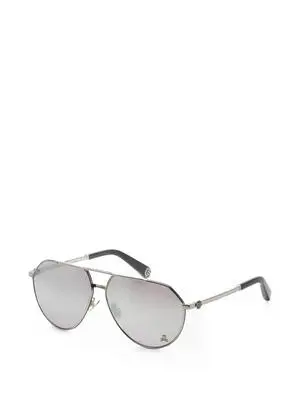 Philipp Plein Pilot-frame Sunglasses - Silver