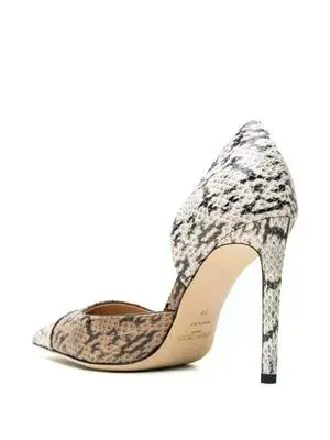 JIMMY CHOO Brigitte Snake-effect Pumps
