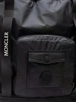 Moncler Makaio Logo-print Backpack - Black
