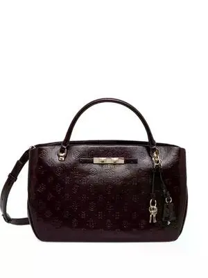 Guess Carmella Logo-embossed Tote Bag - Red