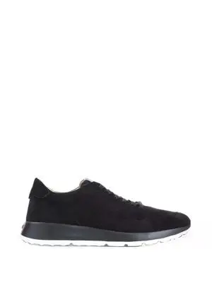 TOD'S Red Dot Sneakers In Pashmy Suede - Black