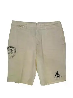 Ralph Lauren Logo-embroidered Shorts - Neutrals