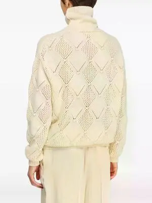 SEMICOUTURE Magdalena Diamond-pointelle Sweater