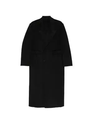 Séfr Double-breasted Coat - Black
