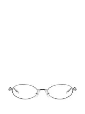 GENTLE MONSTER Radi Oval-frame Glasses - Silver