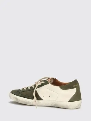 GOLDEN GOOSE Super-star Calf Leather Sneakers With Distressed Effect