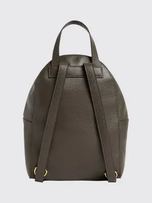 COCCINELLE Beat Generation Small Leather Backpack With Front Pocket