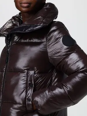 SAVE THE DUCK Short Polyester Puffer Jacket With High Neck And Thermoplume® Padding - Dark