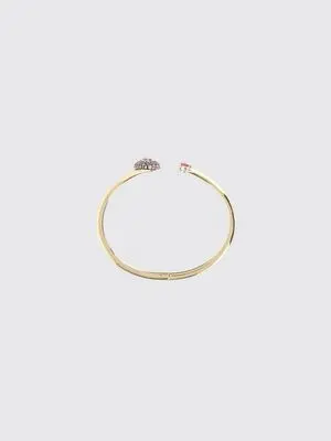 SWAROVSKI Sublima Rigid Bracelet In 18k Gold-plated Metal With Crystals - Transparent