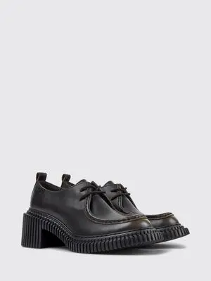 Camper Pix London Derby Shoes In Calfskin With A Chunky Extralight® Sole