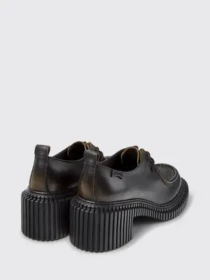 Camper Pix London Derby Shoes In Calfskin With A Chunky Extralight® Sole