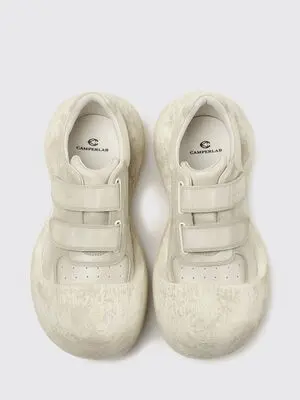 Camper Caramba Low-top Sneakers In Leather With Distressed Effect