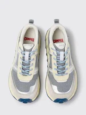 Camper Pelotissima Two-tone Sneakers In Nubuck And Recycled Pet With Extralight® Sole