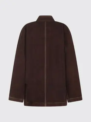 UMA WANG Short Wool Jacket With High Neck And Toggle Closure