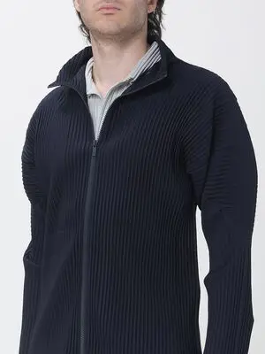 Issey Miyake Pleated High-neck Zip-up Homme Plissé Cardigan