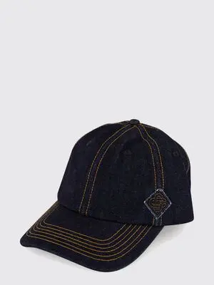 Casablanca Cotton Baseball Cap With Embroidered Logo And Adjustable Strap - Blue