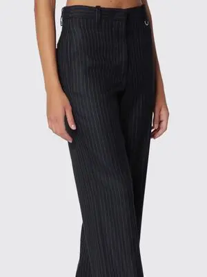 Isabel Marant Étoile Pinstriped High-waisted Wool Straight-leg Pants