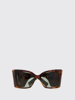 Saint Laurent Cat-eye Tortoiseshell Acetate Sunglasses With Logo - Green