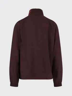 Y3 Nylon Bomber Jacket With High Neck And Zip Closure