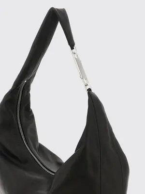 Rick Owens Gemini Calf Leather Tote Bag With Embossed Logo