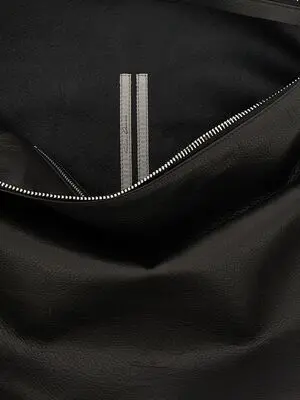 Rick Owens Gemini Calf Leather Tote Bag With Embossed Logo