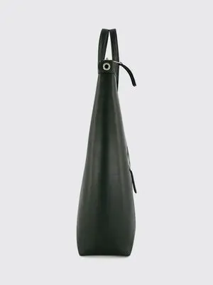 Celine The Vertical Calfskin Leather Tote Bag With Foil Logo