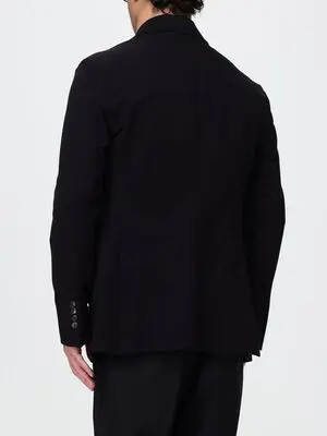 CIRCOLO 1901 Double-breasted Stretch Cotton Blazer With Patch Pockets