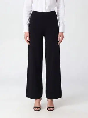PAROSH P.a.r.o.s.h. Wide-leg Wool And Cashmere Knit Pants With Elastic Waist