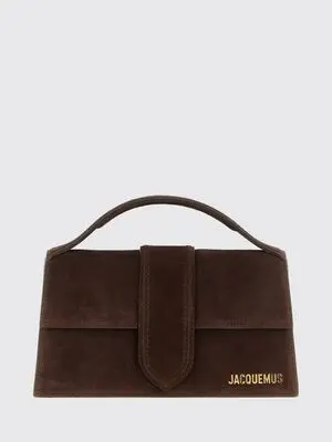 Jacquemus Le Grand Bambino Suede Leather Handbag With Logo