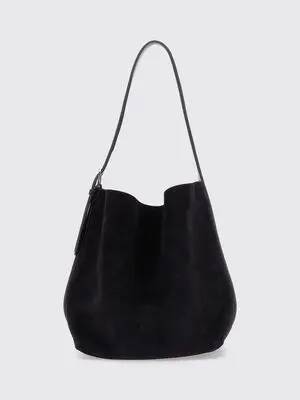 TOTEME Suede Calfskin Shoulder Bag With Adjustable Handle