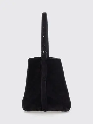 TOTEME Suede Calfskin Shoulder Bag With Adjustable Handle