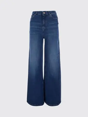 TWINSET High-waisted Palazzo Wide Leg Denim Jeans