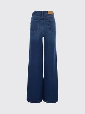 TWINSET High-waisted Palazzo Wide Leg Denim Jeans
