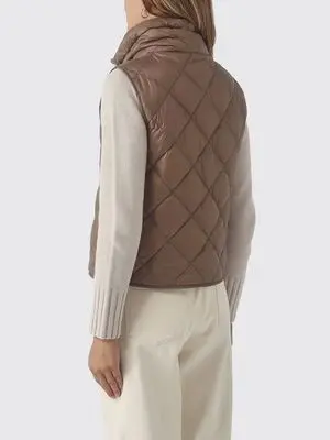 Max Mara Tregic High-neck Quilted Nylon Padded Gilet - Camel