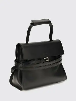 Moschino Tie Me Handbag In Sheepskin With Decorative Ties