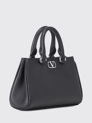 Valentino Garavani Vlogo Signature Grained Calfskin Leather Handbag