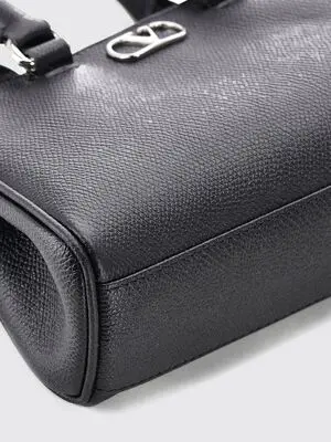 Valentino Garavani Vlogo Signature Grained Calfskin Leather Handbag