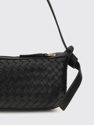Bottega Veneta Nodo Mini Shoulder Bag In Woven Lambskin