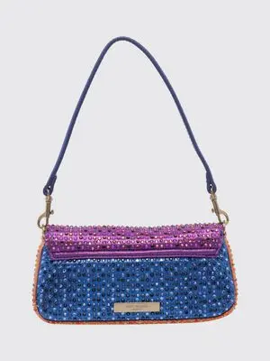 Kurt Geiger Pickle Crystal And Rhinestone Embellished Polyester Shoulder Bag - Multicolor