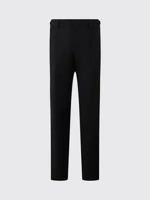 Philipp Plein Pleated Wool Blend Tailored Chino Pants