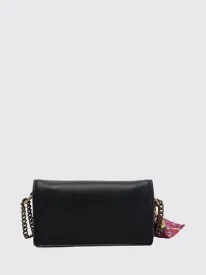 Kurt Geiger Sloane Rhinestone Logo Leather Mini Crossbody Bag
