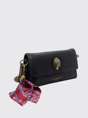 Kurt Geiger Sloane Rhinestone Logo Leather Mini Crossbody Bag