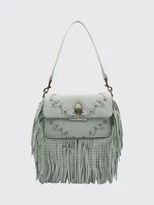Kurt Geiger Oxford Fringed Rhinestone Leather Mini Shoulder Bag