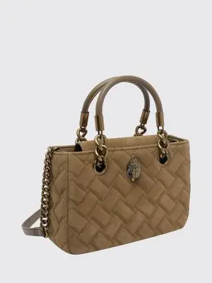 Kurt Geiger Kensington Small Quilted Suede Handbag