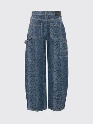 Liu Jo High-waisted Animalier Print Cotton Denim Jeans